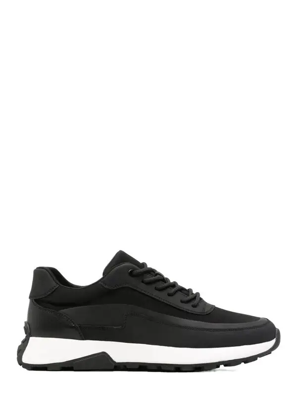 SERGIO MORETTI FIRENZE Panelled Lace-up Sneakers - Black