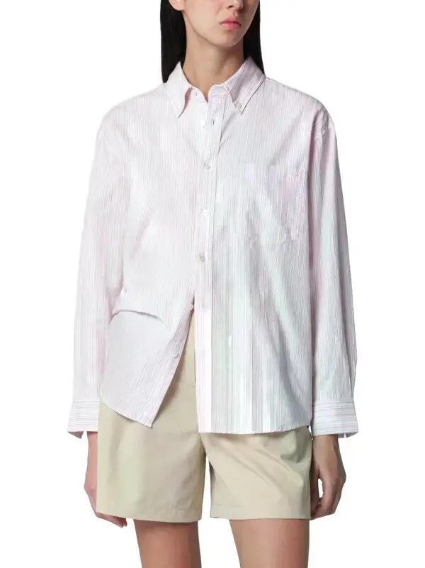 DUNST Striped Shirt - Pink