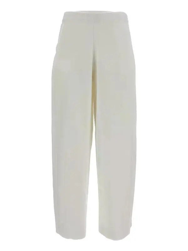 RTW Wide-leg Elasticated-waist Trousers - Neutrals