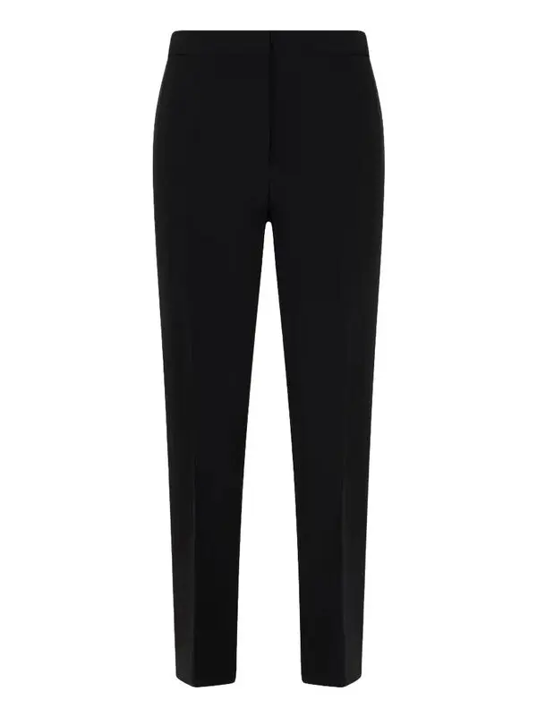 Moschino Straight-leg Elasticated Waistband Trousers - Black