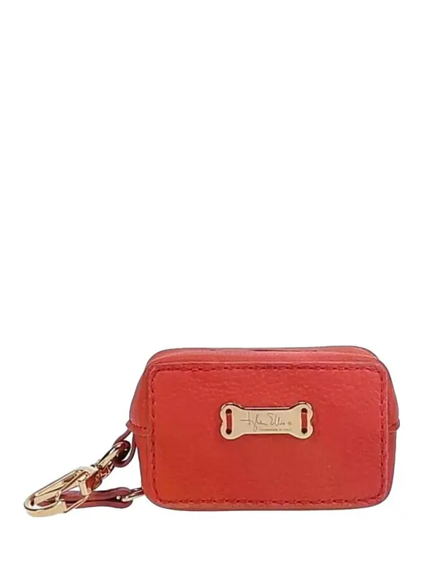 Tyler Ellis Leather Zip Fastening Bag - Orange