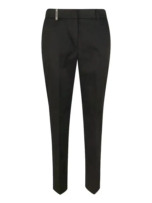 Peserico Embellished Tailored Trousers - Black