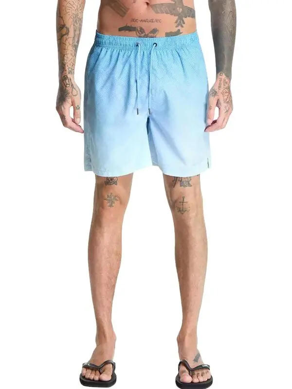 DAILY PAPER Ombre Shield Swim Shorts - Blue