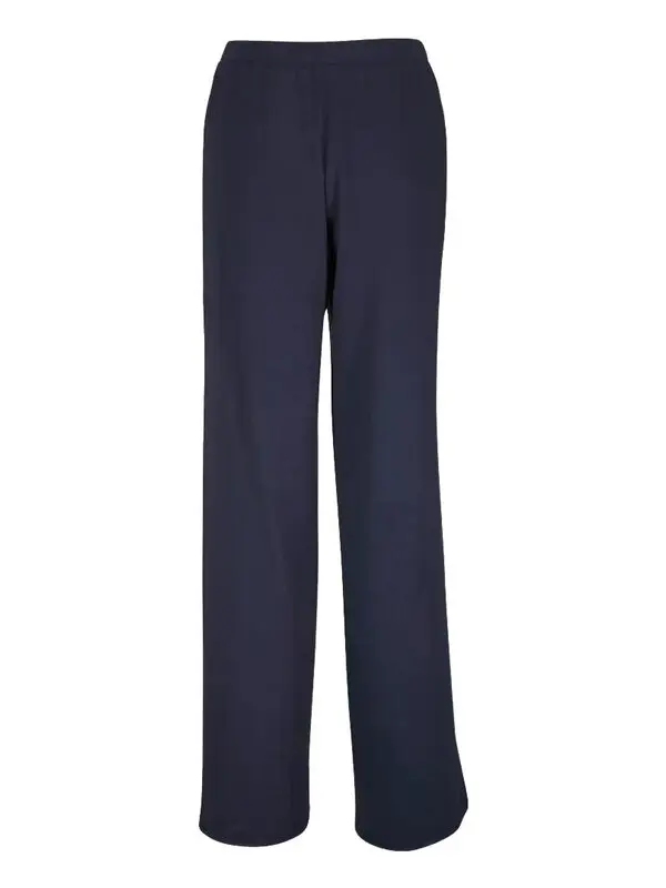 PETER COHEN Navy Elasticated Waistband Trousers - Blue