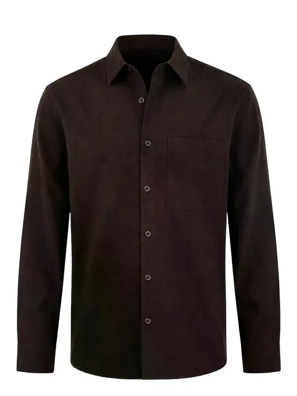 Calvin Klein Chest-pocket Long-sleeve Shirt - Black