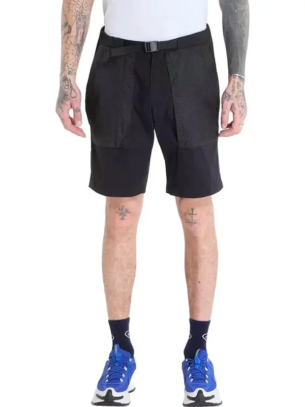 TILAK Shield Panelled Shorts - Black