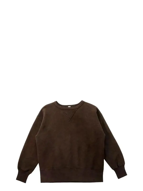 TAIGA TAKAHASHI Lot.603 V-insert Sweatshirt - Brown
