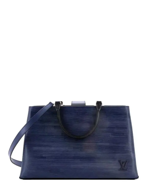 LOUIS VUITTON Epi Leather Kleber Mm Tote Bag - Blue
