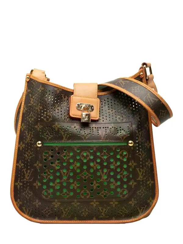 LOUIS VUITTON Monogram Musette Perforated Crossbody Bag - Brown