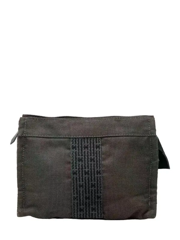 Hermès Herline Canvas Pouch - Grey