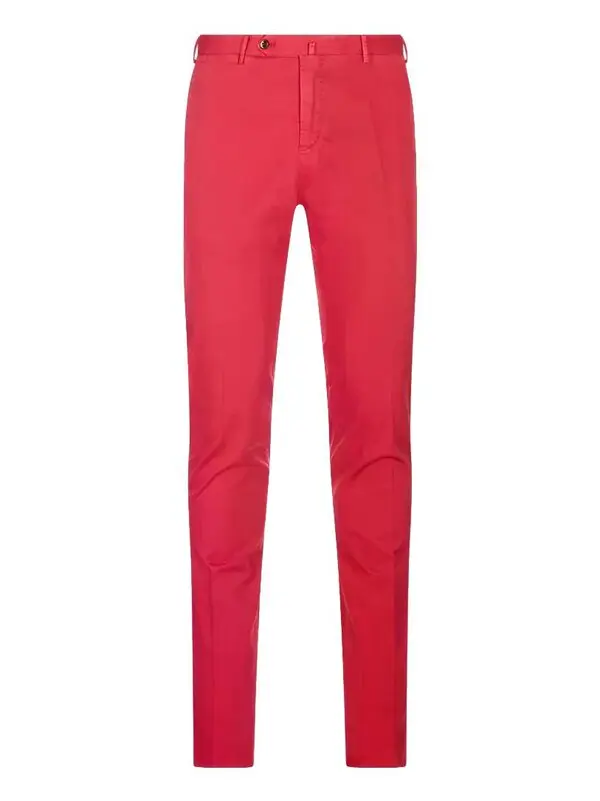 PT TORINO Slim-fit Chino Trousers - Red