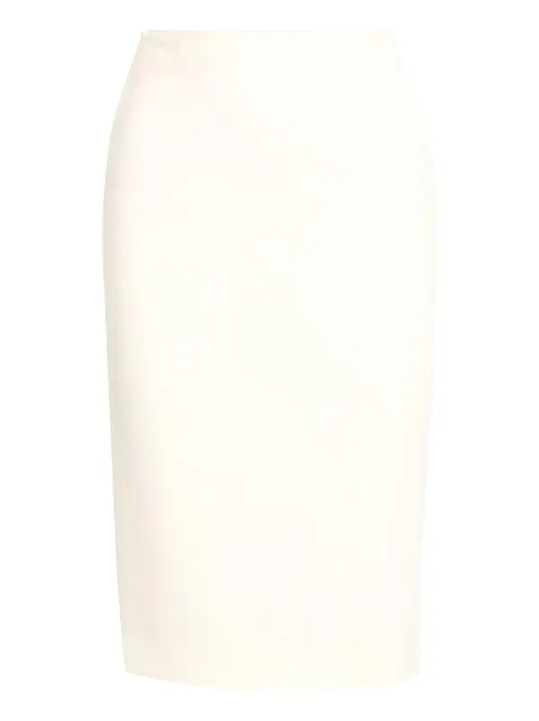TOM FORD Crepe Skirt With Back Slit - White