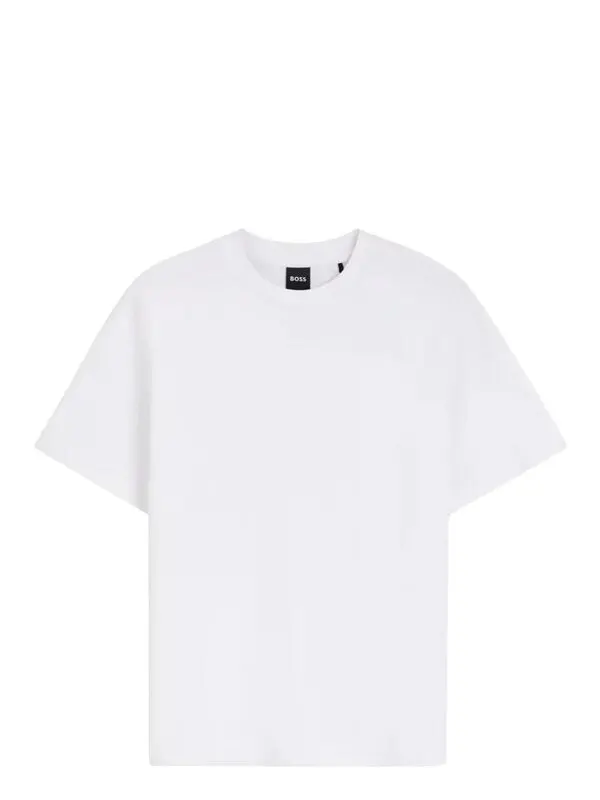 BOSS Mercerised Cotton T-shirt - White