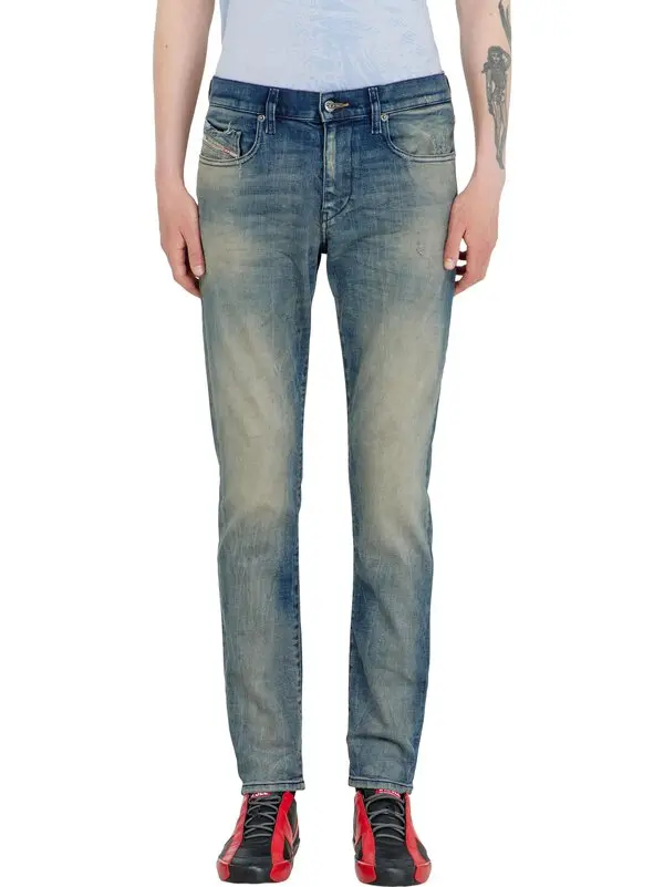 DIESEL® D-strukt Slim Jeans With Regular Waist - Blue