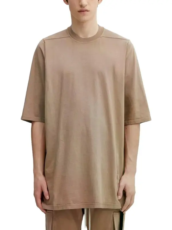 Rick Owens Jumbo Ss Oversized T-shirt - Brown