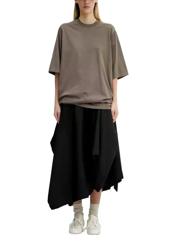 Rick Owens Jumbo Ss Oversized Crew-neck T-shirt - Brown