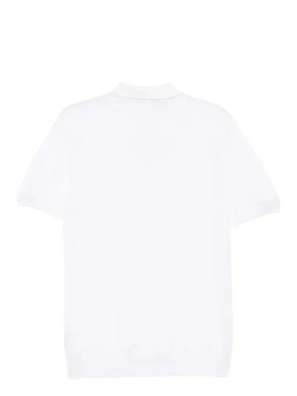 Kiton Quarter-zip Polo Shirt - White