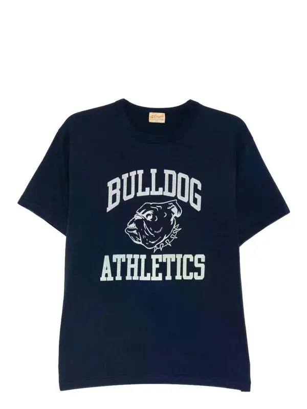 WHITESVILLE Bulldog Printed T-shirt - Blue