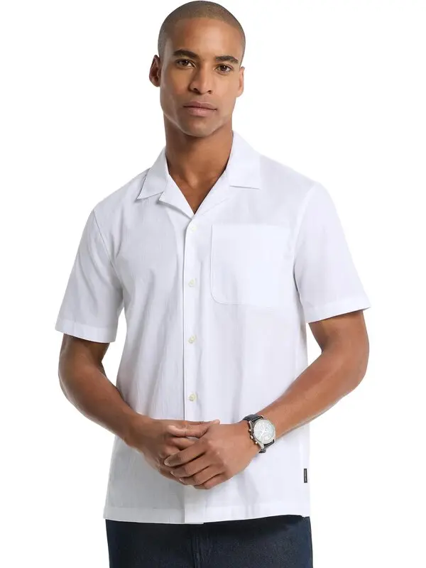 Michael Kors Cotton Short-sleeve Shirt - White