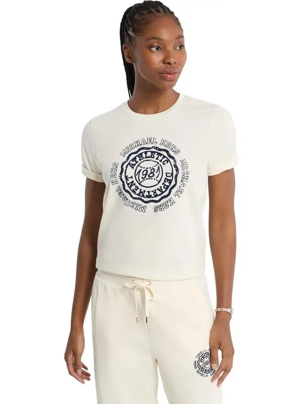 Michael Kors Graphic Logo T-shirt - Natural