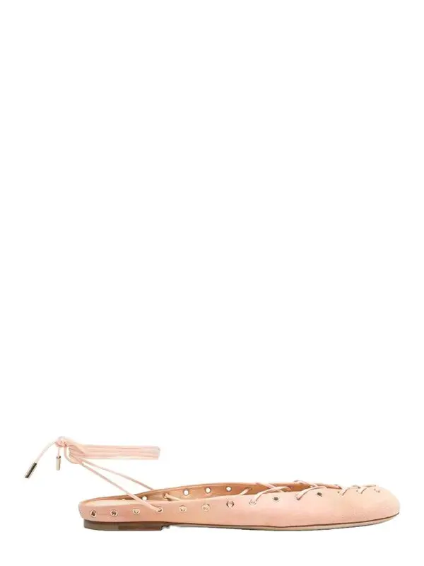 Chloé Ghillies Lace-up Mules - Pink