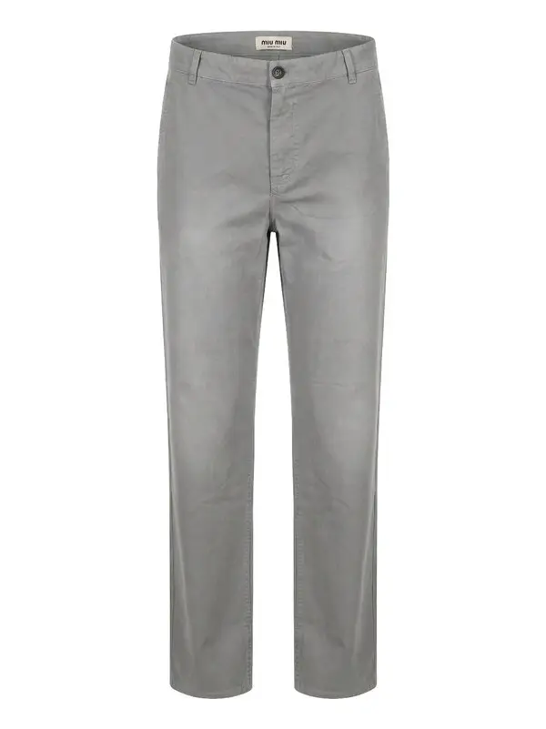 Miu Miu Cotton Pants - Multicolor