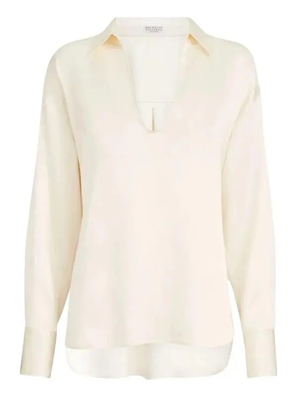 Brunello Cucinelli Silk Blouse - Multicolor
