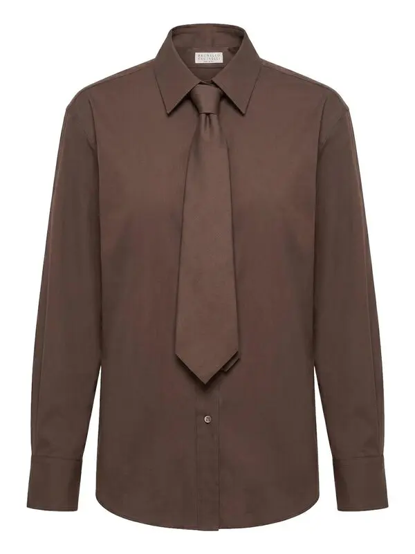 Brunello Cucinelli Cotton Shirt - Multicolor
