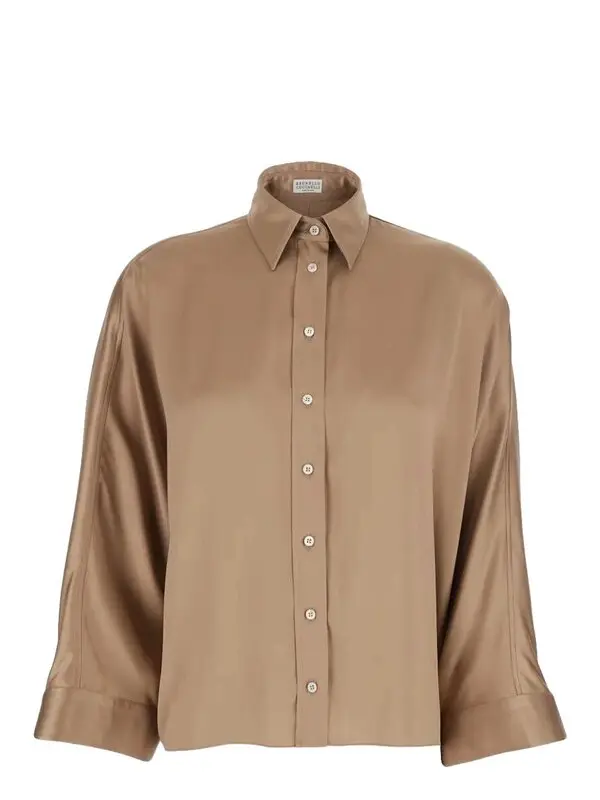 Brunello Cucinelli Silk Shirt - Multicolor