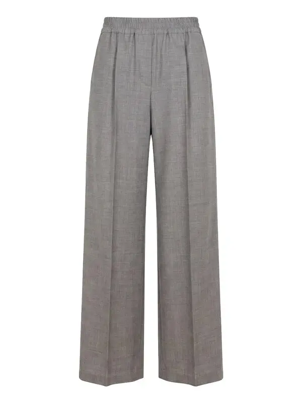 Brunello Cucinelli Wool Pants - Multicolor