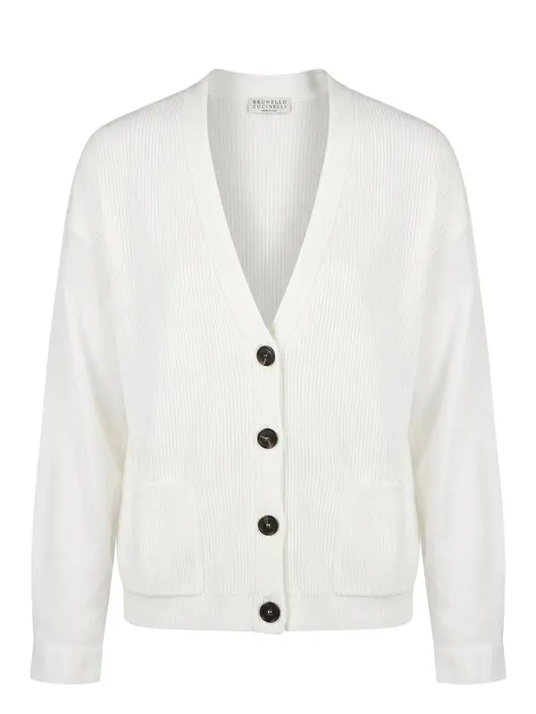 Brunello Cucinelli Cotton Cardigan - Multicolor