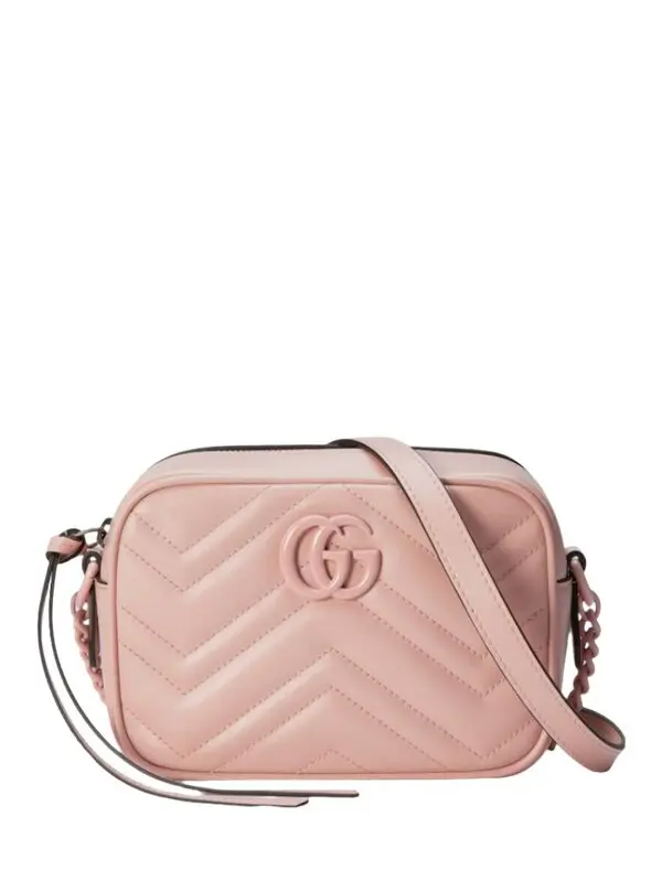 Gucci Gg Marmont Mini Shoulder Bag - Pink