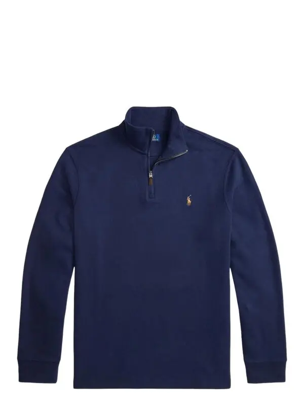 Polo Ralph Lauren Estate-rib Quarter-zip Pullover - Navy