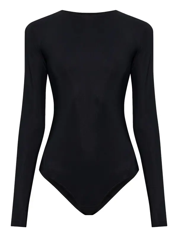 MAISON MARGIELA Long Sleeve Bodysuit - Black