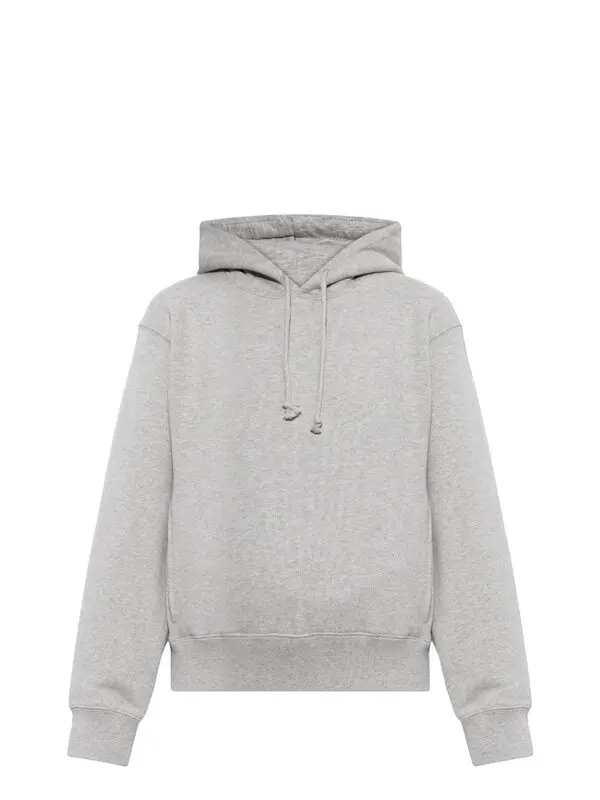 Victoria Beckham Organic Cotton Blend Hoodie - Grey