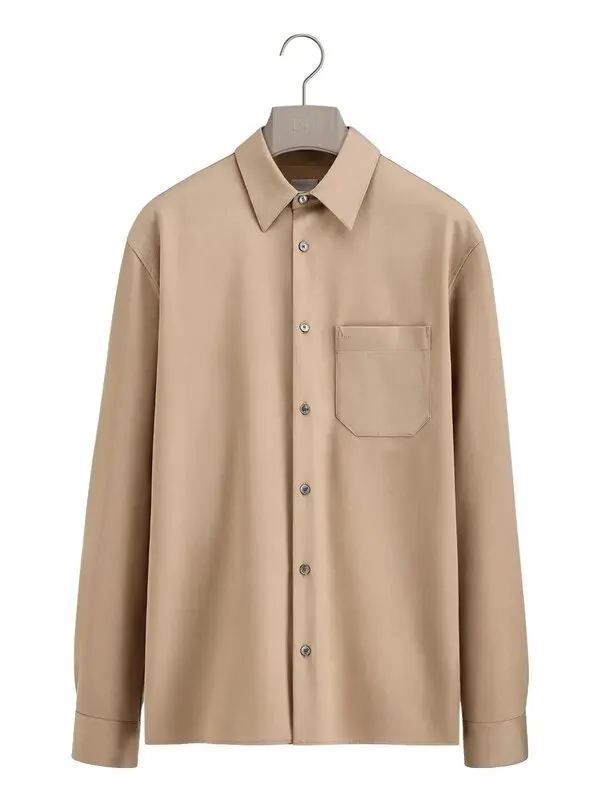 Dior Shirt With Embroidery - Beige