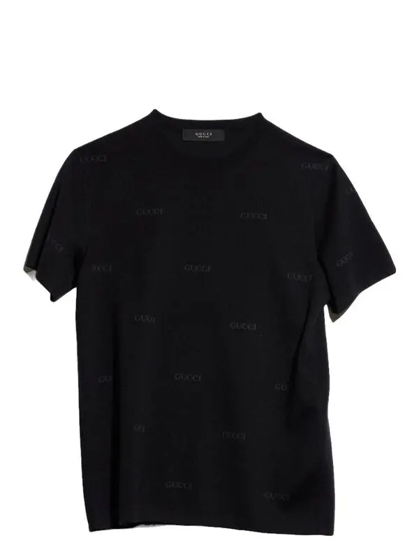 Gucci Jacquard T-shirt - Black