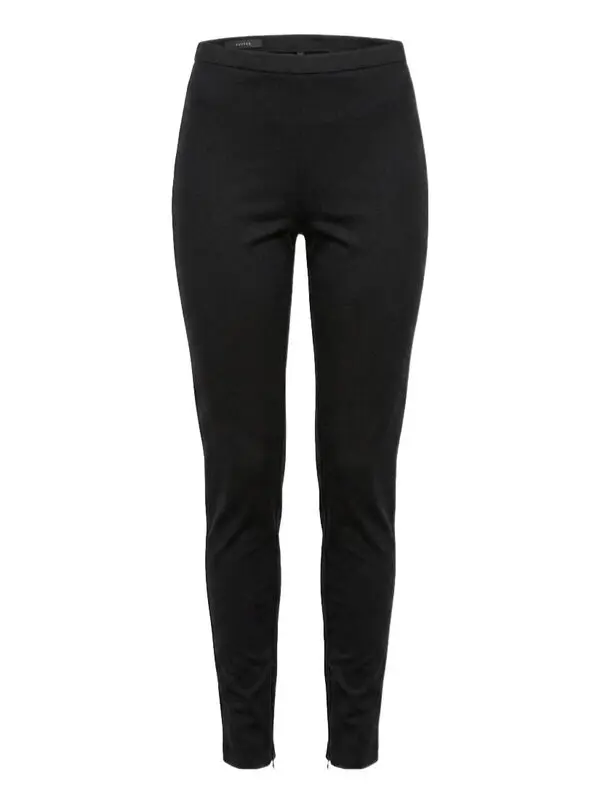 Gucci Stretch Silk Faille Leggings - Black