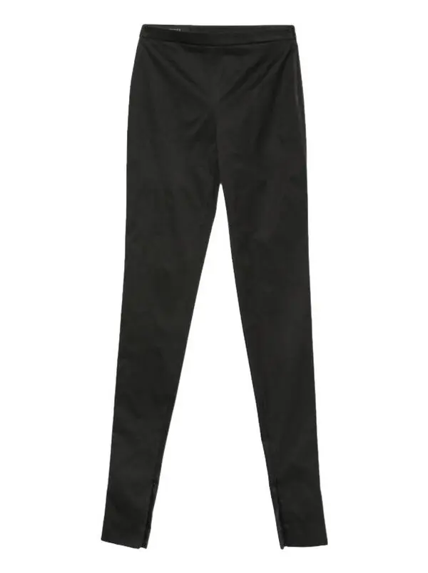 Gucci Stretch Silk Faille Leggings - Black