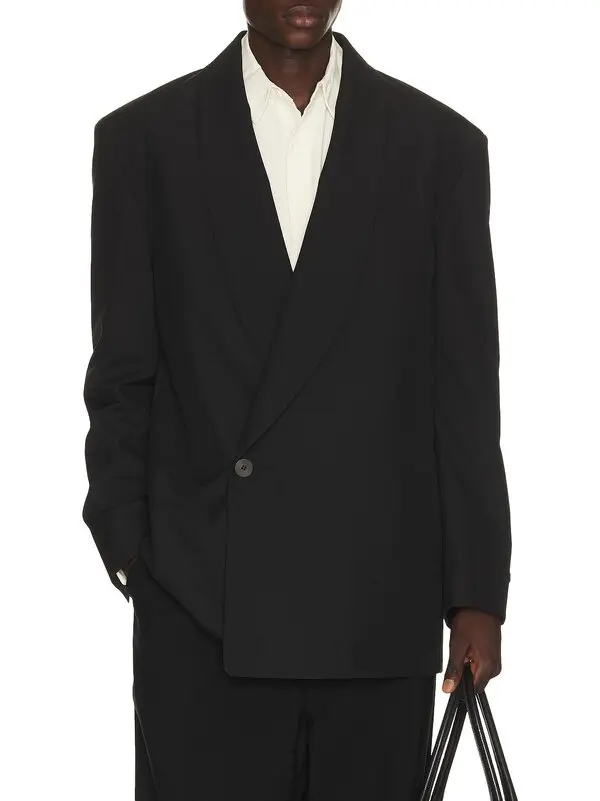 Fear Of God Double-breasted Shawl Collar Jacket - Black