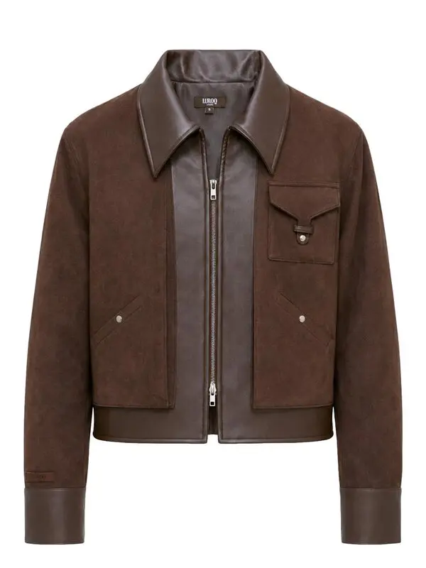LUROQ LONDON Precision Box-pleat Jacket - Brown