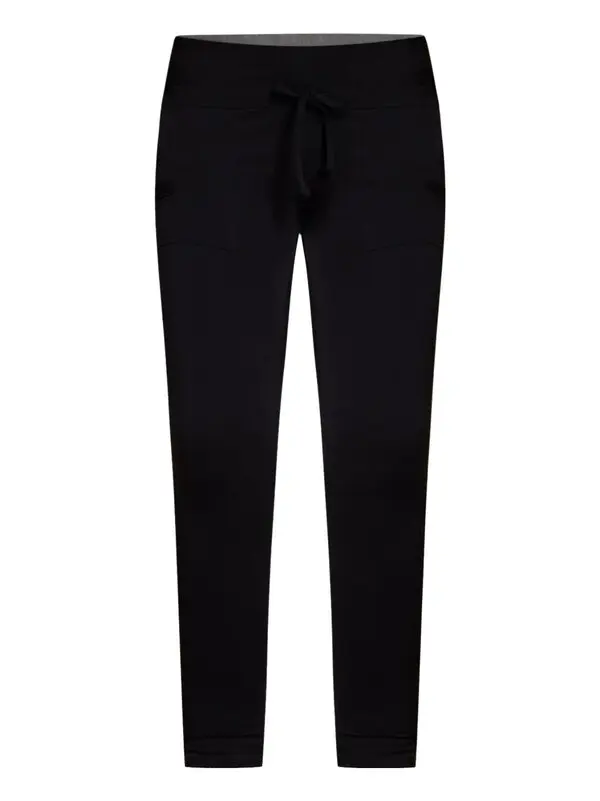 KNOWN SUPPLY Olympia Leggings With Drawstring Waist And Pockets - Black