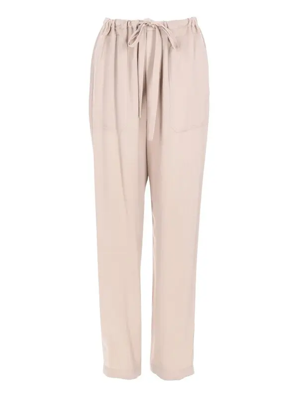 Vince Elasticated Waist Drawstring Trousers - Pink