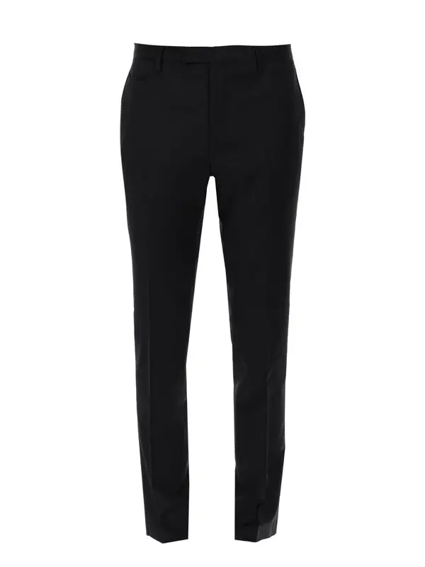 Brian Dales Wool Trousers - Black