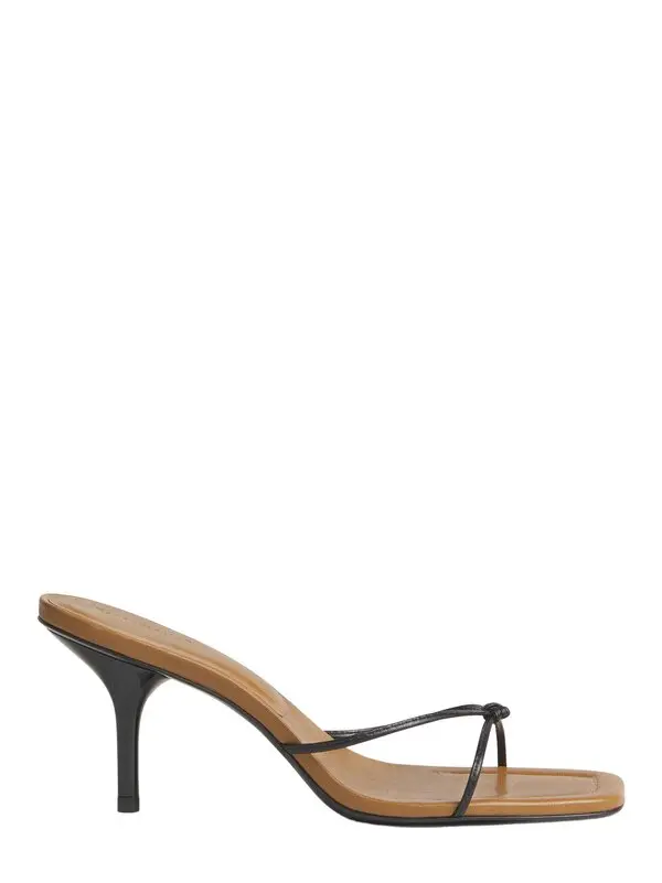 REFORMATION Cooper Heeled Sandal - Black