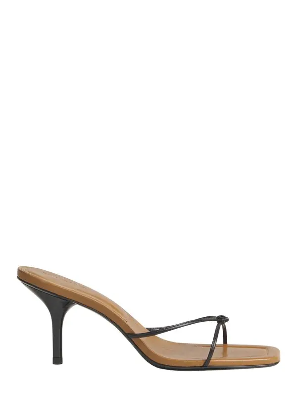 REFORMATION Cooper Heeled Sandal - Black