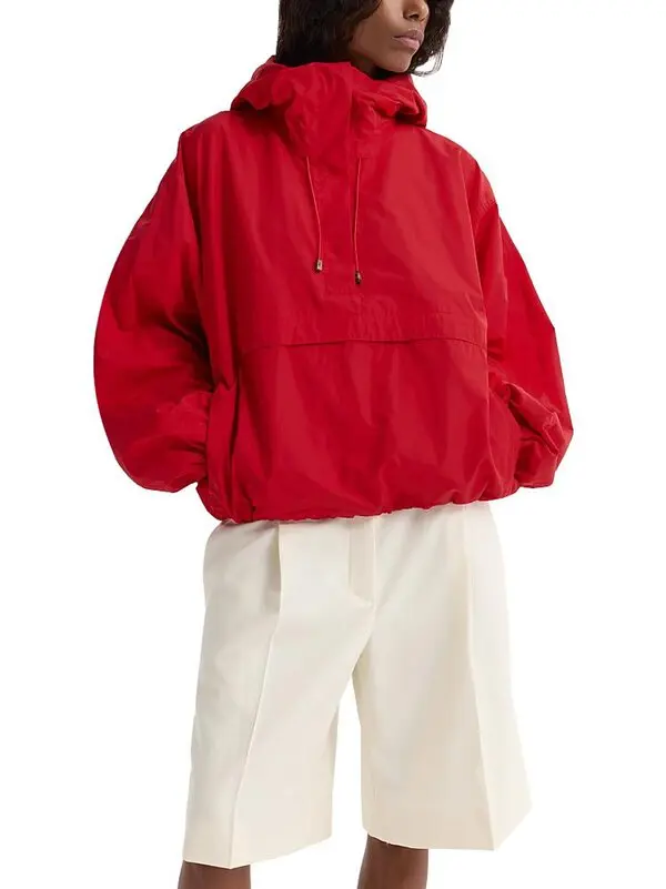 RÓHE Volume Silk Blend Anorak - Red