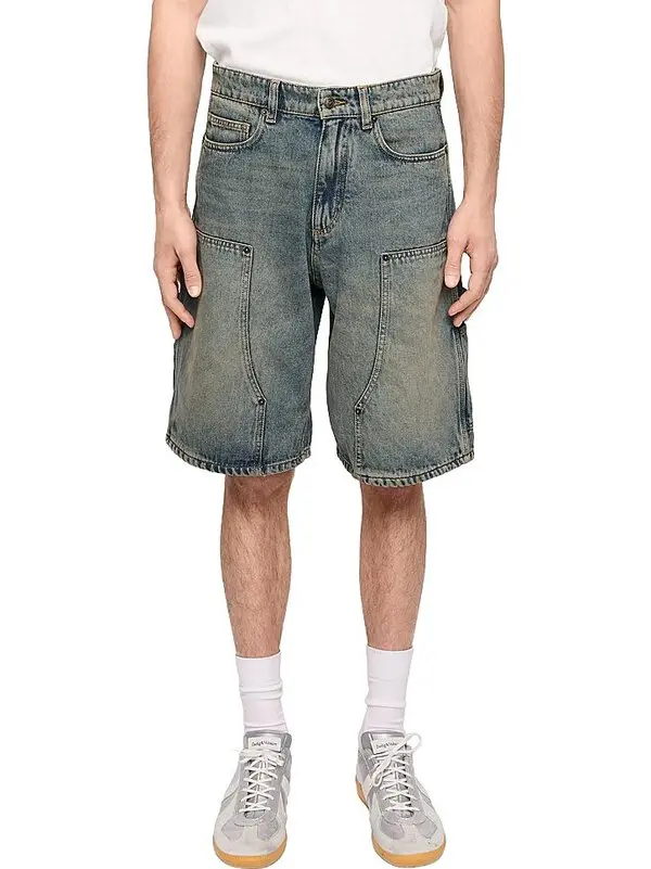 Zadig&Voltaire Perys Denim Shorts - Medium Blue
