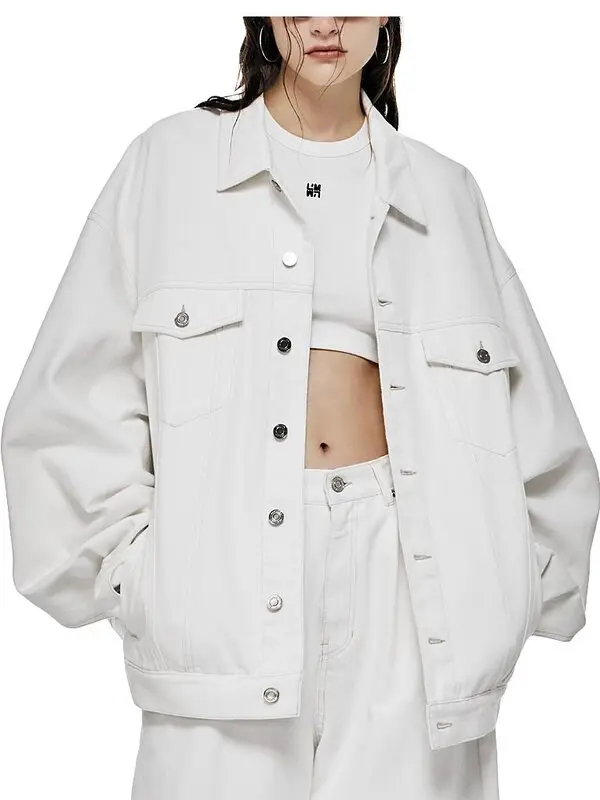 L'EMIUNE 01 Denim Trucker Jacket - Ow