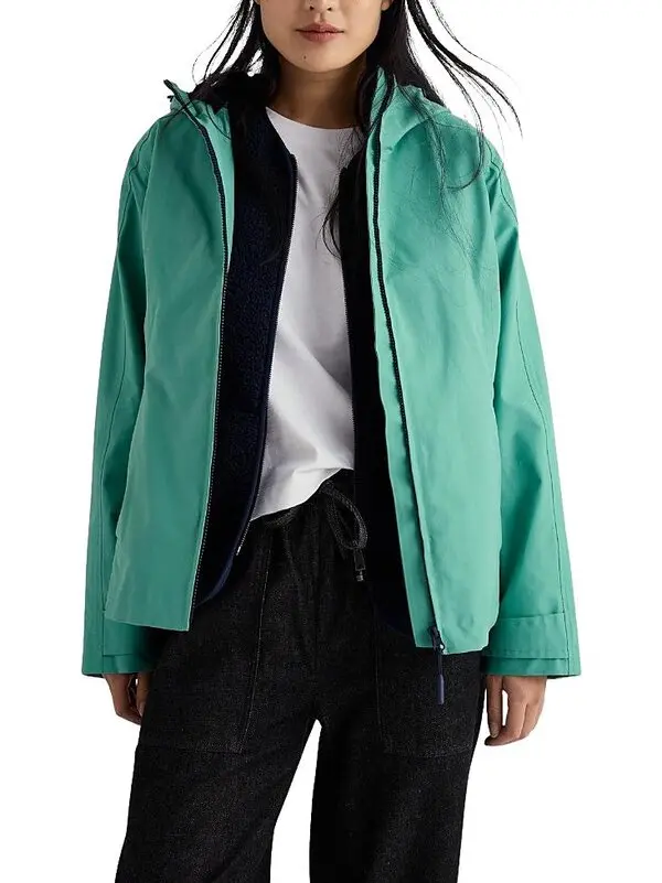 SEASALT CORNWALL Waterway Waterproof Coat - Sage Leaf